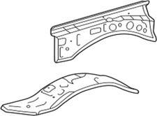 5381212B80 Genuine Toyota Fender Sub-assy Front LH 53812-12b80 for sale ...