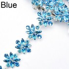 90cm Crystal Rhinestone Flower Trim Applique Motif DIY Wedding Dress ...