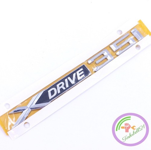 11-18 BMW X1 X3 X4 X5 X Drive 3.5i Emblem Front Door Nameplate Badge ...