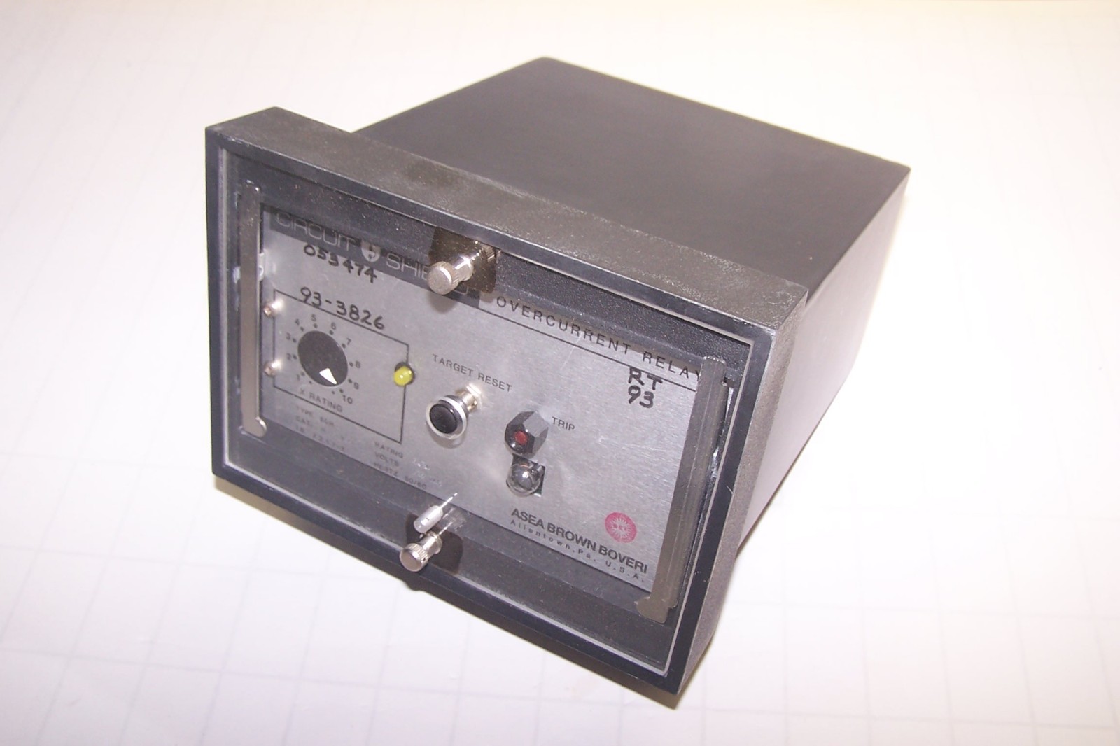ABB 50H OVERCURRENT RELAY 120 VAC 0.2 AMP 50/60 HZ I.B. 7.2.1.7-3 ...
