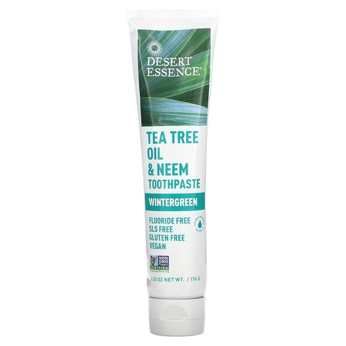 Tea Tree Oil & Neem Toothpaste, Wintergreen, 6.25 oz (176 g) | eBay