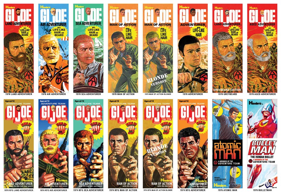 Custom GI JOE boxes coffin 1970 STYLE Adventure Team & MORE ...
