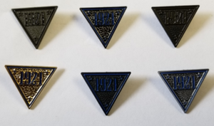 6 PIN LOT: NJSP 1921 New Jersey State Police TROOPER Triangle .75 ...