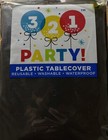 321 Party! Table Cover - Black - Reusable/Washable/Waterproof 54”x108 ...