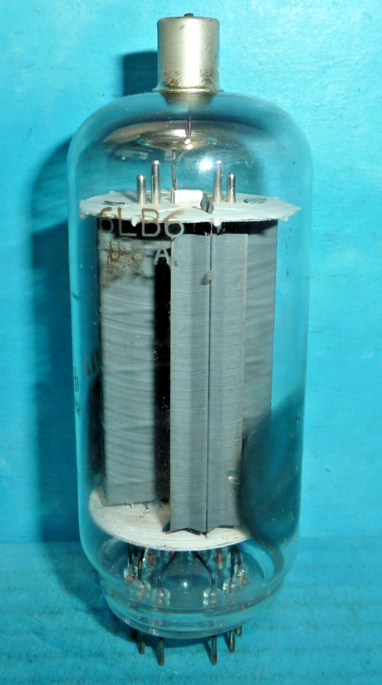 1 Sylvania 6LB6 Tube Grey Plates Halo Getter Tested | eBay