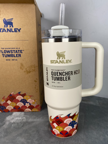 Stanley Lunar NewYear LIMITED EDITION Flowstate Tumbler 30 oz CREAM ...