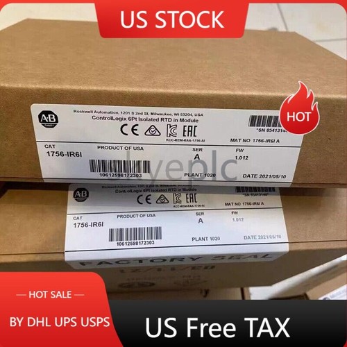 nEW IN BOX Allen-Bradley 1756-IR6I Series A ControlLogix 6pt Isolated ...