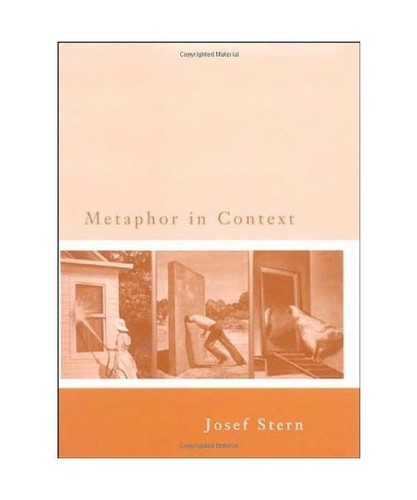 Metaphor in Context, Josef Stern 262194392 | eBay.de