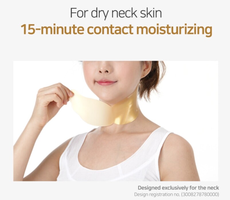 PETITFEE Gold Neck Patch Necklines Pack Neck Mask Sheets K-Beauty from ...