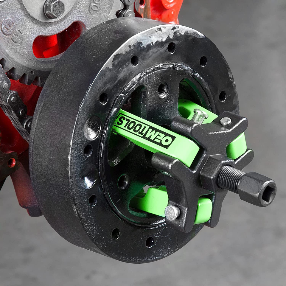 Harmonic Balancer Puller Pulley Crank Removal Kit Engine Motor Rod Auto ...