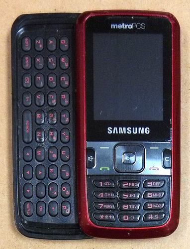Samsung Messager SCH-R450 - Red & Black ( MetroPCS ) Very Rare CDMA ...