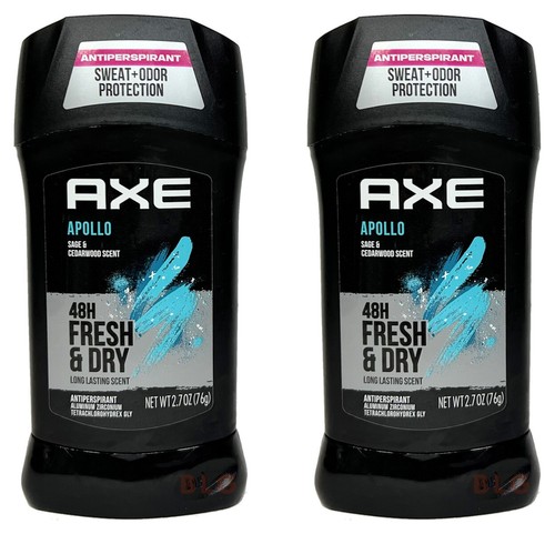 Axe Dry Antiperspirant Deodorant APOLLO 48 Hour Protection Deodorant 2 ...