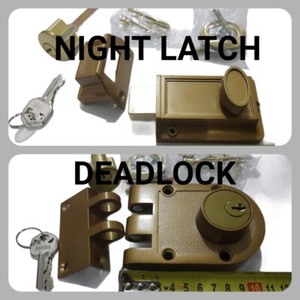 Night latch Dead Lock Bolt Deadlock Nightlatch Deadlatch door deadbolt ...