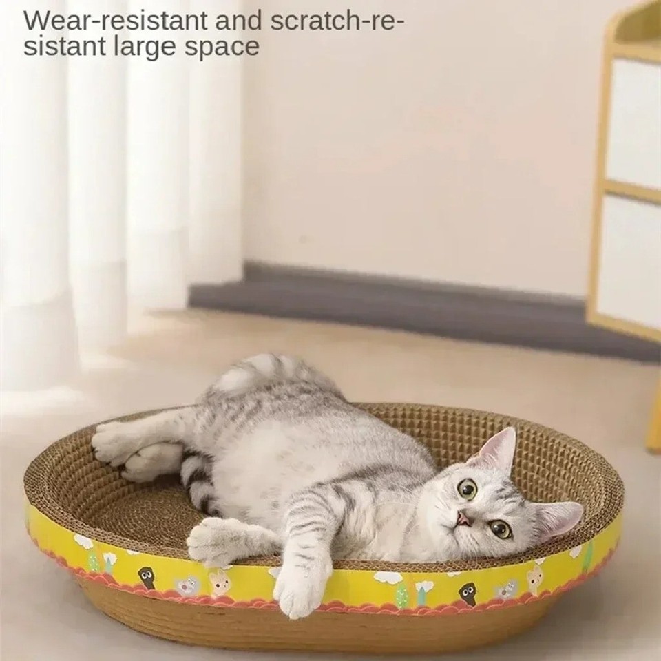 Cat Scratcher Bowl Creative Bowl Shape Cardboard Cat Scratching Lounge ...