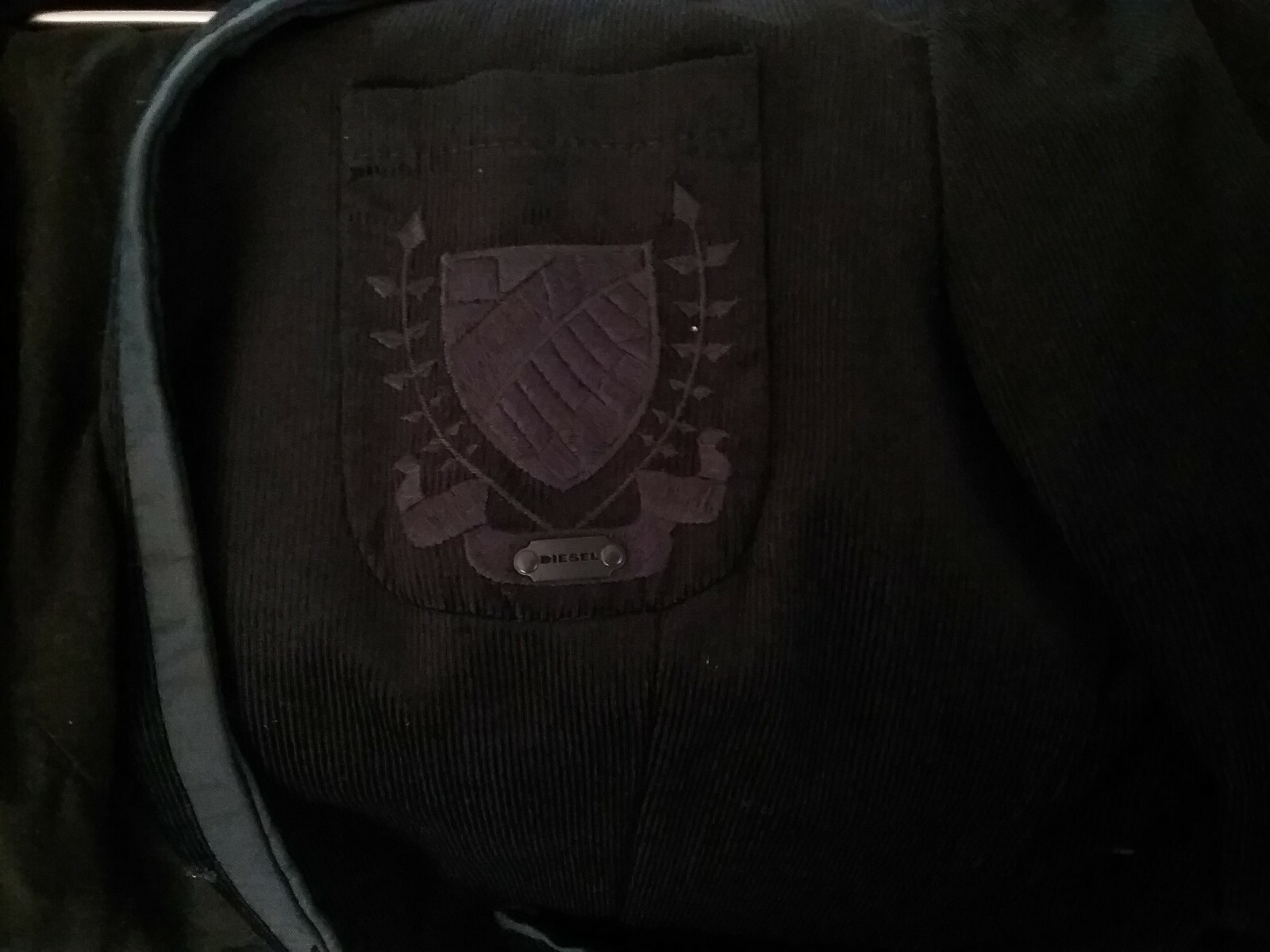 DIESEL DARK NAVY BLUE CORDUROY BLAZER JACKET COAT MEN… - Gem