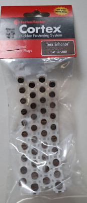 40 COLLATED FASTENMASTER CORTEX TREX ® TOASTED SAND PLUGS COMPOSITE ...