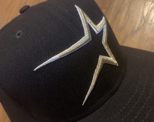 New Era Houston Astros Open Shooting Star 59FIFTY Fitted Hat Astrodome ...