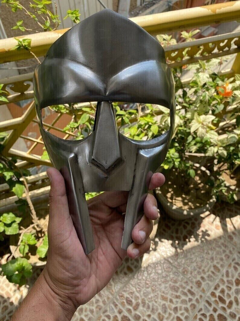 Face Armor replica Medieval replica MF Doom Mask Gladiator Mad villain ...