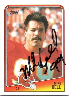 Mike Bell Signed 1988 Topps Kansas City Chiefs #369 Autographed | eBay