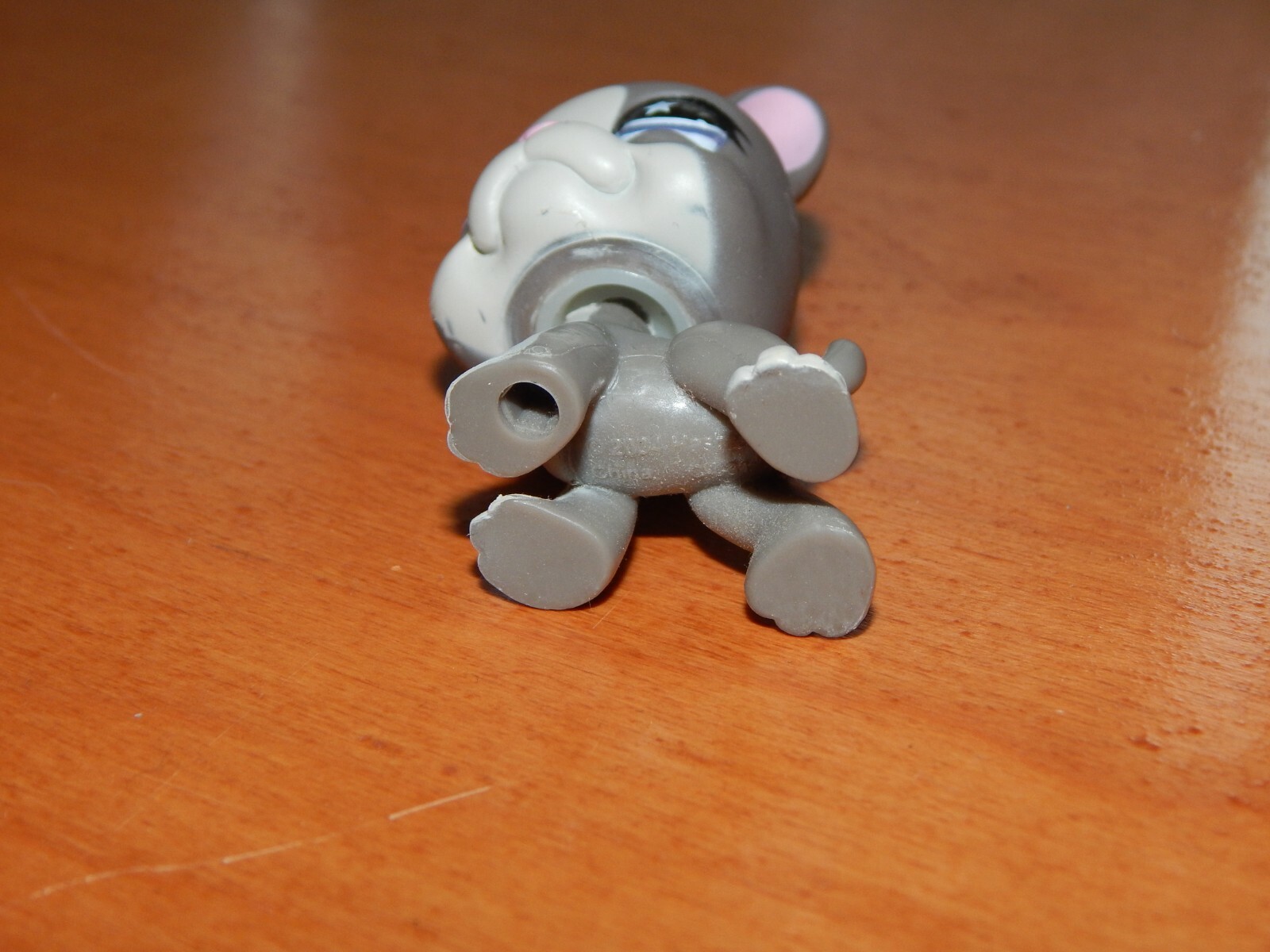 LPS #958 Gray Boston Terrier Pup Purple Star Eyes 2004 Hasbro | eBay