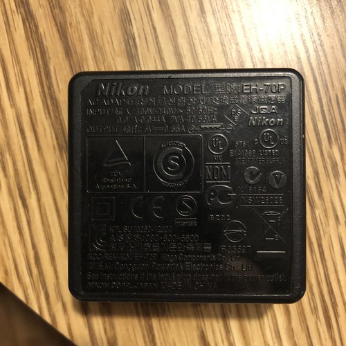 NIKON ORIGINAL EH-70P AC Adapter Charger USB Cable For S9500 S9200 ...