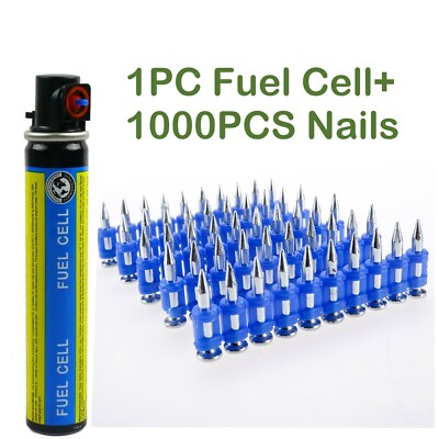 Pins + Fuel cell For Powers Fasteners C3-ST Trak-It Gas Fastening Pin ...