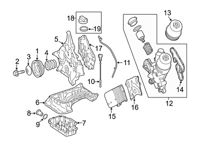 Genuine OEM Engine Oil Filter Housing for Mercedes 2781800710 | eBay