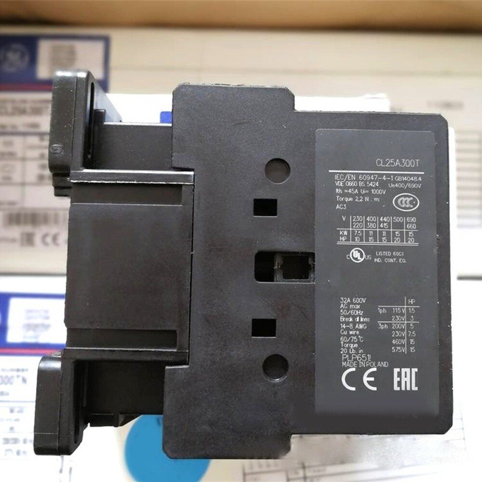 New For CL25A300TN 120V 60Hz 3-pole Contactor | eBay
