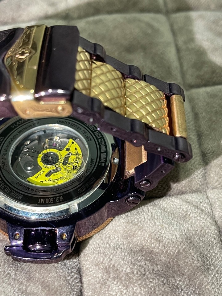 Invicta 50mm Subaqua Noma III Meteorite & Diamond Dial, Auto,Watch ...