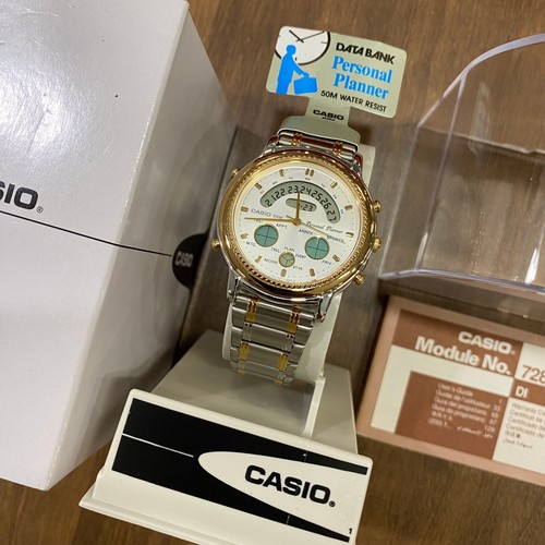 Casio IA-1100 Personal Planner Data Bank Rare Vintage Digital Watch NOS ...