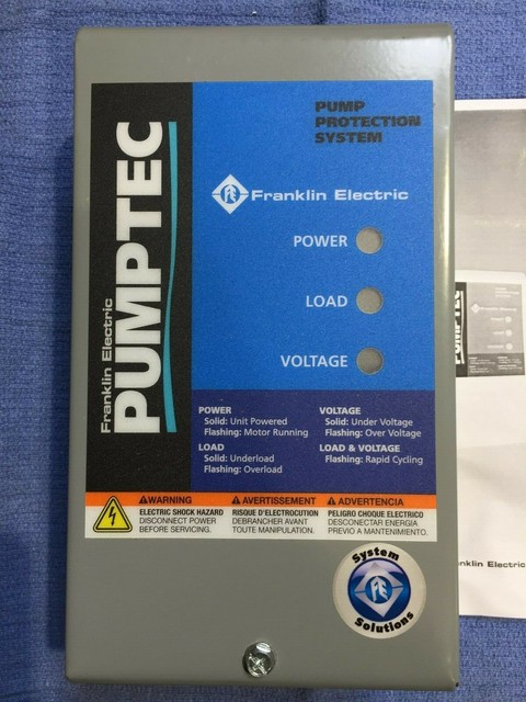 Franklin Electric 5800020610 Pumptec Pump Protection System Model for ...
