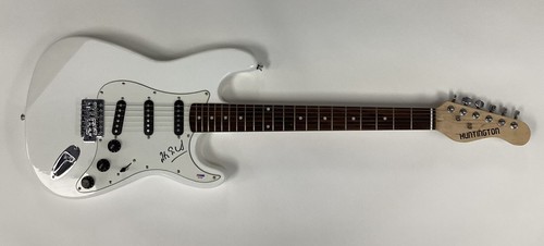 Peter Gabriel Signed Guitar Genesis Band Lead Singer Autograph Rock HOF ...