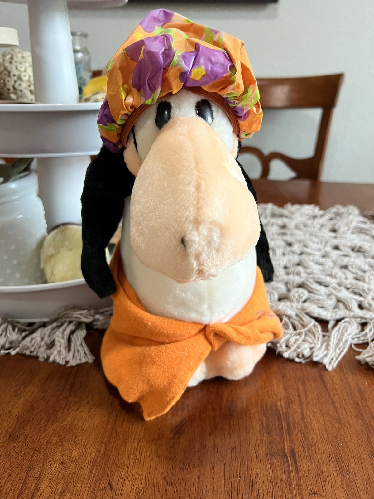 Dakin Vintage 1985 Opus Penguin Wet Phase Plush Hotel Shower Cap Towel ...