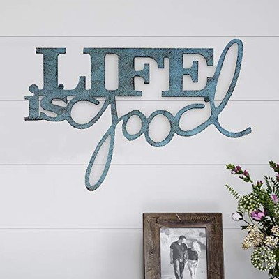 Life Is Good Decorative Metal Wall Sign 3d Word Art Home Dcor For ...