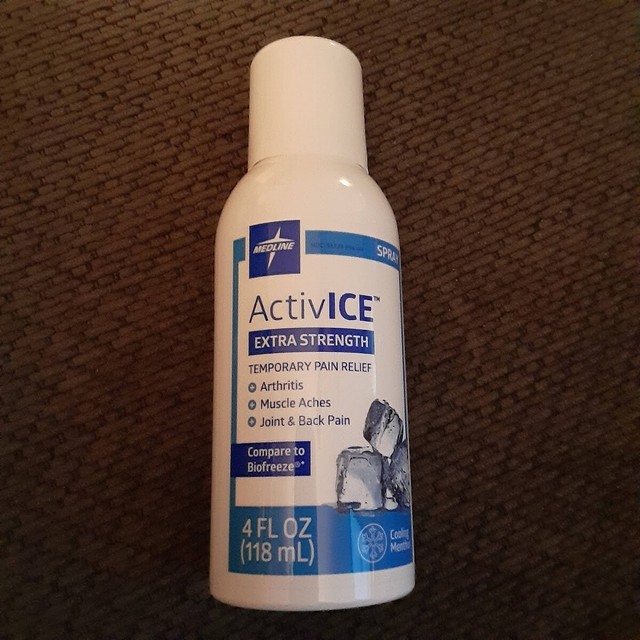 Medline Activice Temporary Pain Relief Spray - Cooling Menthol 4 Oz Exp ...