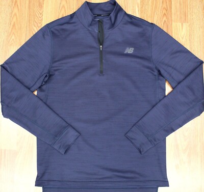 NEW BALANCE NBDRY POLY/SPANDEX TRACK JACKET NAVY BLUE Sz MEDIUM, M | eBay
