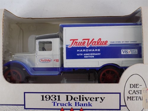 Vintage ERTL 1931 Delivery Truck Bank True Value Hardware DieCast 1/34 ...