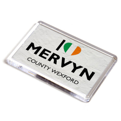 FRIDGE MAGNET - I Love Mervyn, County Wexford - Ireland | eBay UK