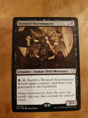 1x MTG Magic The Gathering TCG Doomed Necromancer Rare - Commander ...