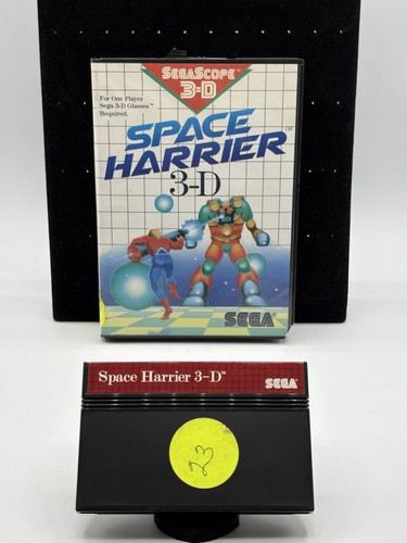 Space Harrier 3D Sega Master System SMS Game Cartridge Complete In Box ...