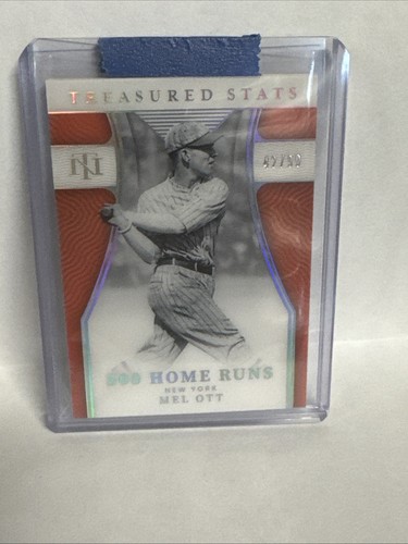 2022 Panini National Treasures - Treasured Stats Mel Ott #TS-8 /99 | eBay