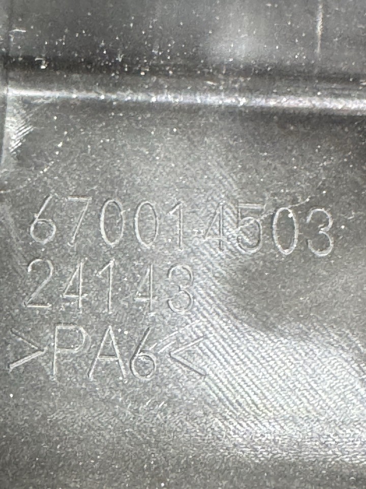 14-20 MASERATI GHIBLI PASSENGER & DRIVER SIDE REAR TRUNK HINGE COVER ...