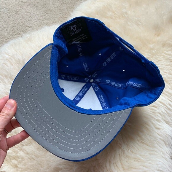 Los Angeles Dodgers Reflective Blue Hat Top Level | eBay