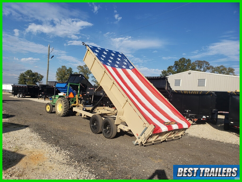 2024 7x16 dump trailer 14000 GVWR equipment | Grelly USA