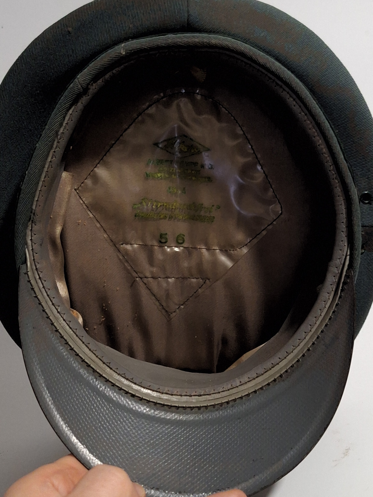 Kopfbedeckung Schirmmütze BRD BGS Bundesgrenzschutz mit Adler und ...