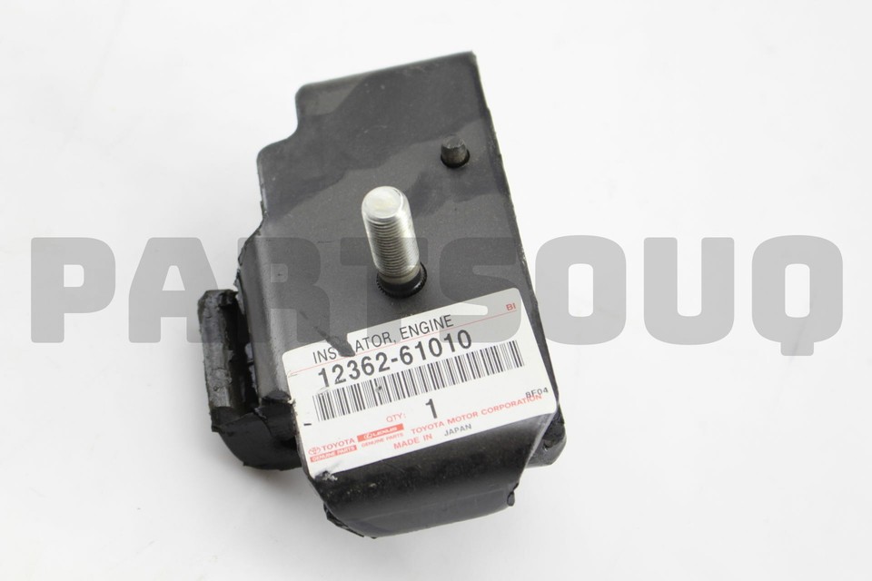 1236261010 Genuine Toyota INSULATOR, ENGINE MOUNTING, FRONT, RH/LH ...