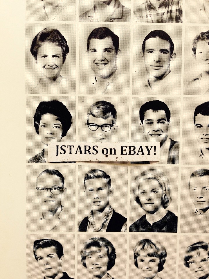 1964 DAVID LETTERMAN HIGH SCHOOL YEARBOOK, JUNIOR YEAR, FAMOUS COMEDIAN ...