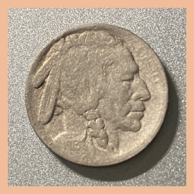 1913 S Type 2 Buffalo Nickel. Full Horn Details Key Date. Holo-restored ...