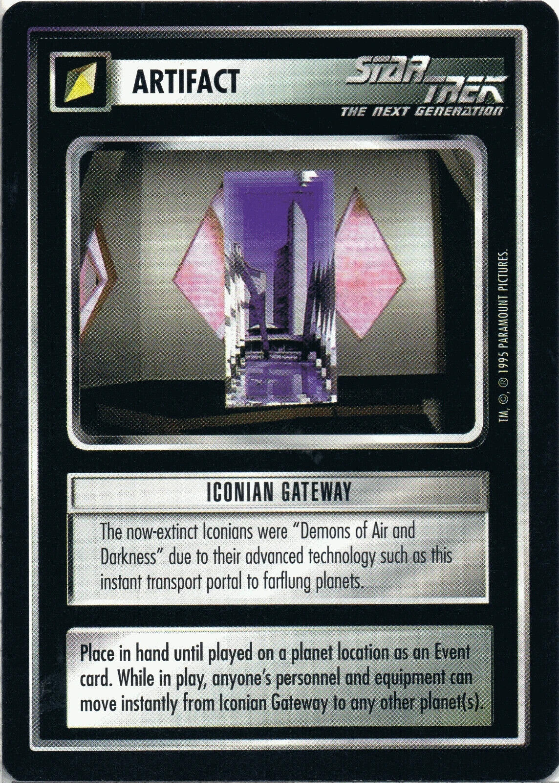 Star Trek CCG- Iconian Gateway- Near-Mint/NM Rare – Alternate Universe ...