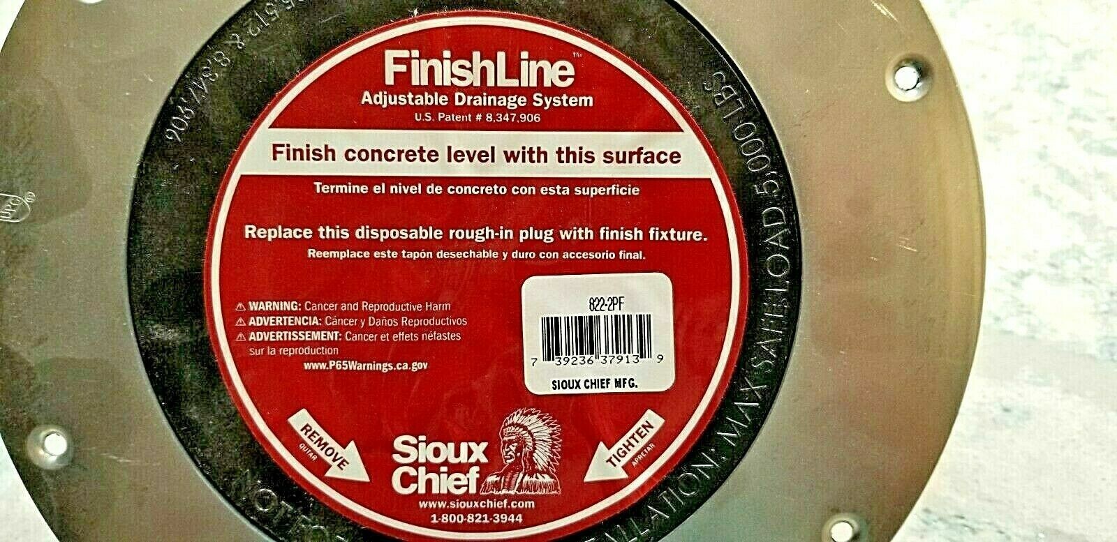 Sioux+chief+Finishline+822-2PF+ADJUSTABLE+DRAINAGE+SYSTEM+2X3+BASE ...